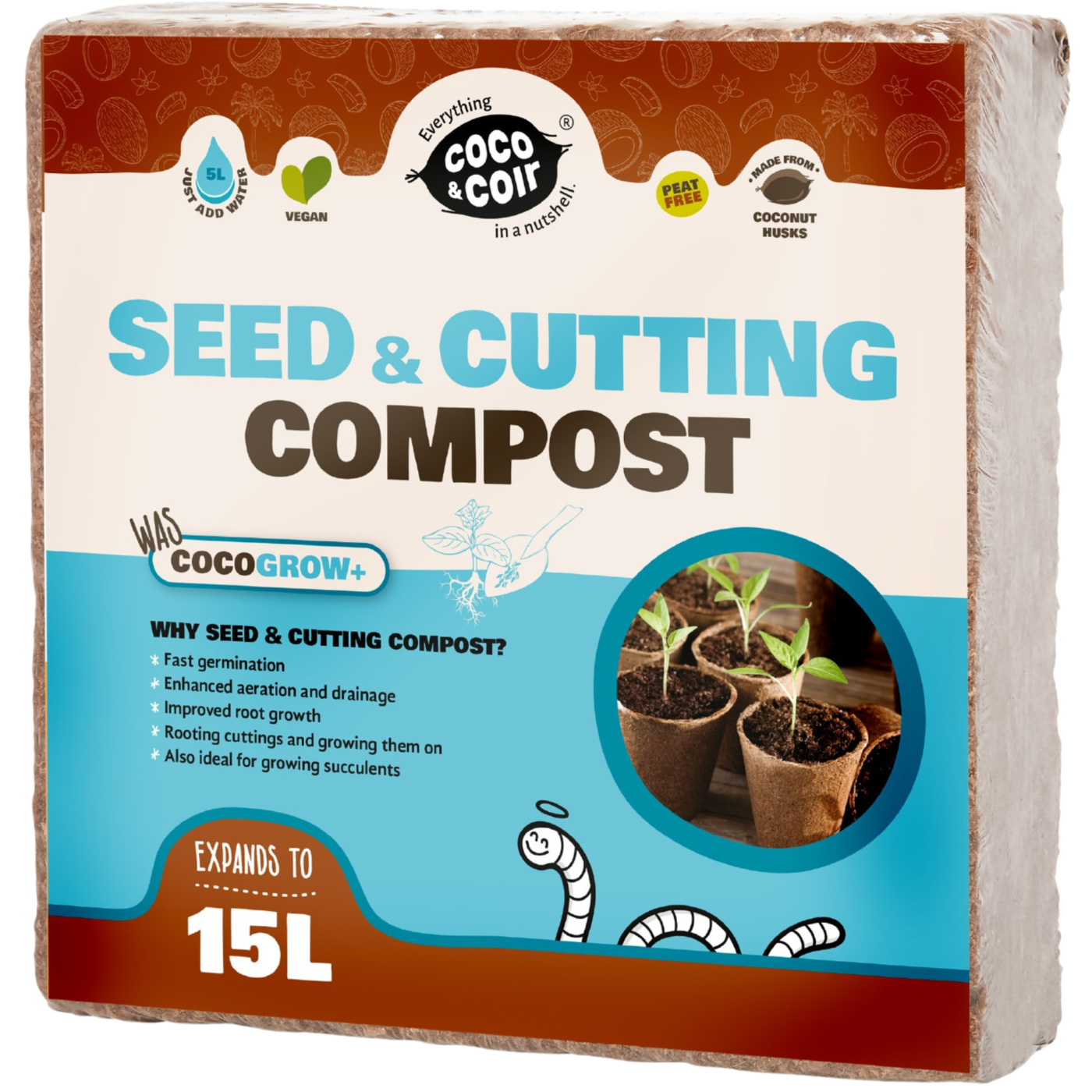 Coir Compost - 75L - 100% organic | Coco & Coir