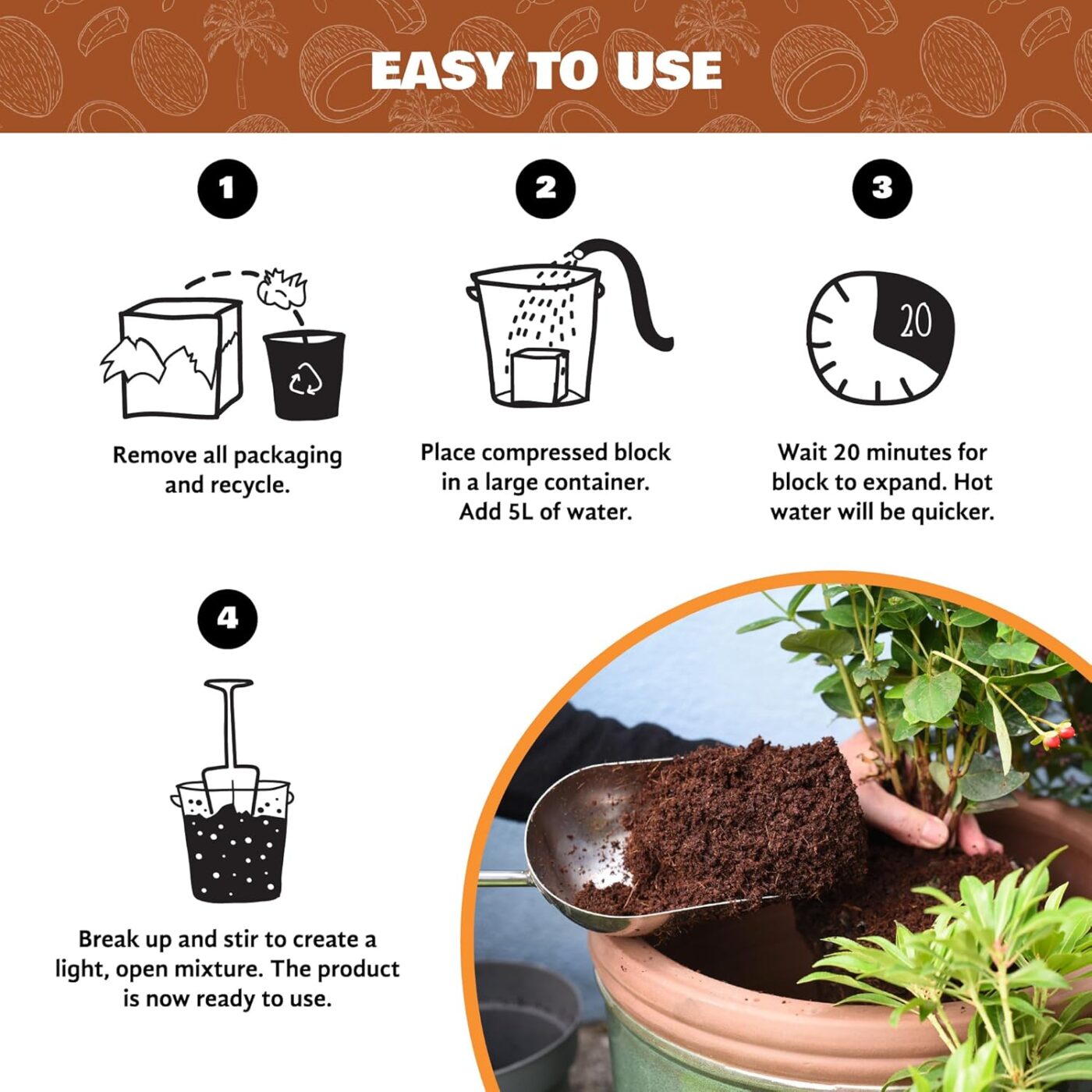 Peat Free Coir Compost | Coco soil for all gardening applications ...