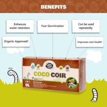 Coir Compost - 9L - 100% organic | Coco & Coir