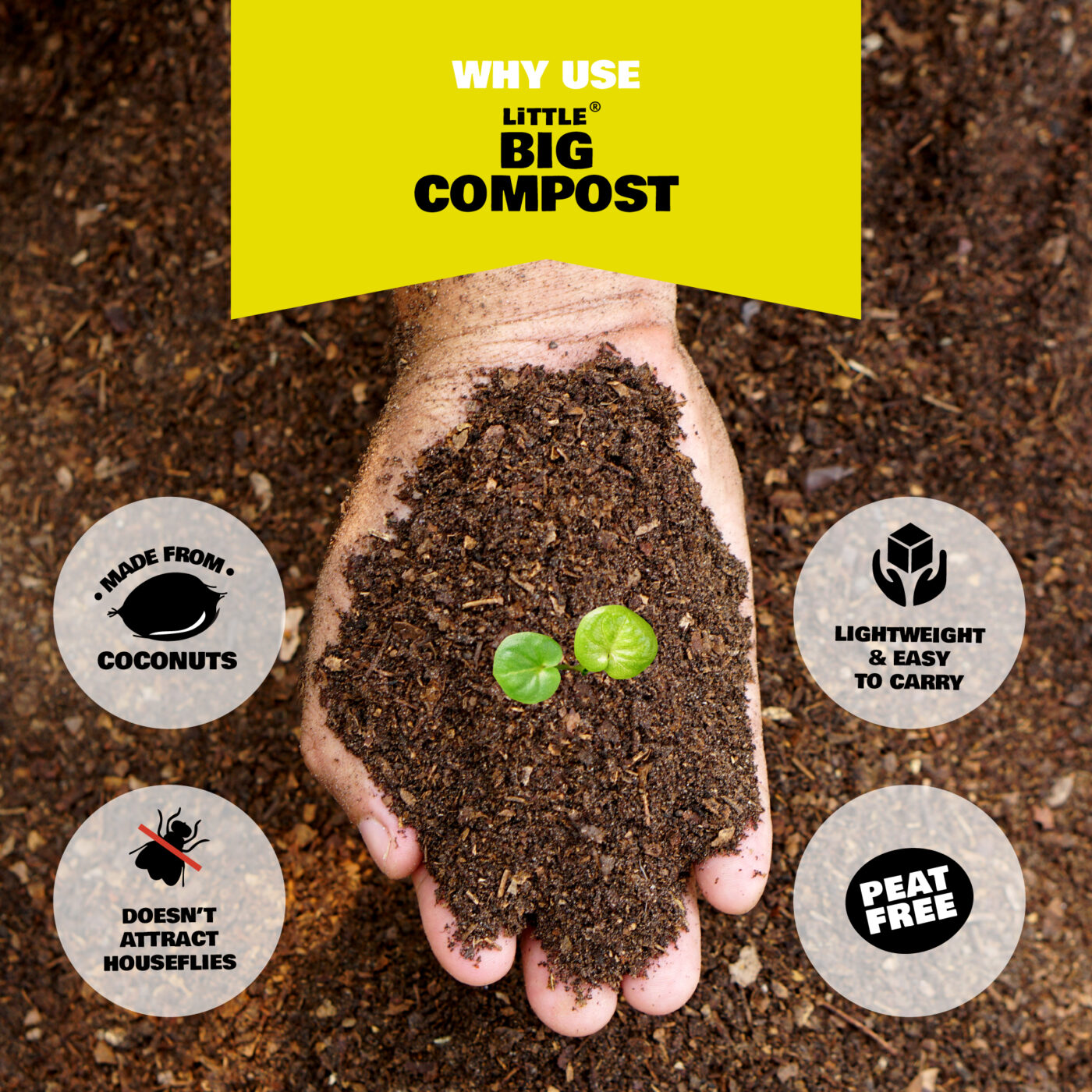 Citrus Compost With Iron Enriched Plant Feed (9L) | Coco & Coir